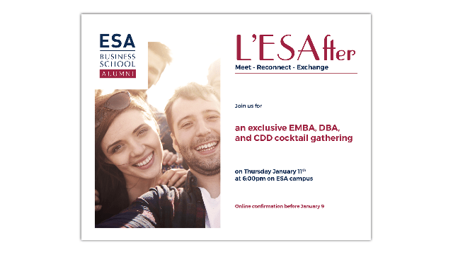 Une rencontre entre les EMBA, DBA et CDD | ESA Alumni 2025