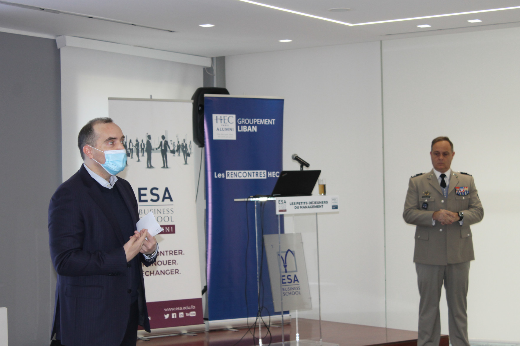 Petit-Déjeuner du management animé par Colonel Eric Philipp | ESA ...